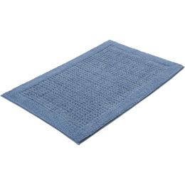 Kleine Wolke Badematte &raquo;Net, Badvorleger, Badezimmer Teppich&laquo; H&ouml;he 17 mm rutschhemmend beschichtet fu&szlig;bodenheizungsgeeignet Badteppich, Uni Farben, rutschhhemmend 