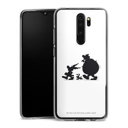 DeinDesign Xiaomi Redmi Note 8 Pro Handy Silikon H&uuml;lle Case transparent Handyh&uuml;lle Official Licensed Product Obelix Asterix Silikon Case