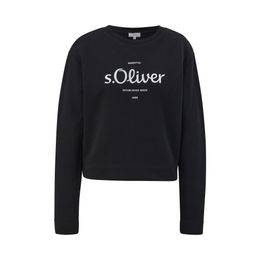 s.Oliver Sweatshirt female size XS/S Black / White