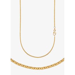 Firetti Herren Collierkettchen &raquo;Schmuck Geschenk Gold 333 oder 585 Halskette Ankerkette rund&laquo; Made in Germany gold 50, Gelbgold 333, B: 1,9mm
