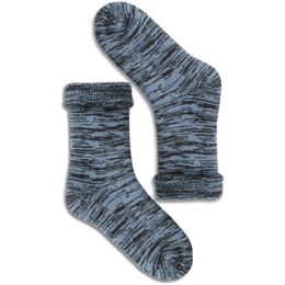 Polar Husky Socken Herren Gr&ouml;&szlig;e 35/38 hellblau / schwarz