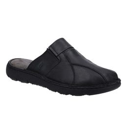 Hush Puppies Herren Carson Leder Pantoletten (Schwarz)