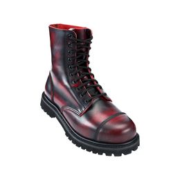 Brandit Lace-Up Boots 'Phantom' male size 39 Burgundy / Black
