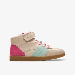 Clarks DiscoBeamHi K. Cotton Sneakers