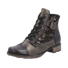Remonte Schn&uuml;rstiefelette Damen Gr&ouml;&szlig;e 37 bronze / schwarz
