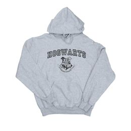 Harry Potter - "Hogwarts" Kapuzenpullover f&uuml;r Herren (Grau)