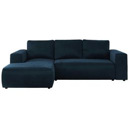Ecksofa Beige mit Schlaffunktion Trentino blau Ma&szlig;e (cm): B: 266 H: 89 Sofas > Sofas nach Material > Stoffsofas &raquo; Sofa DE