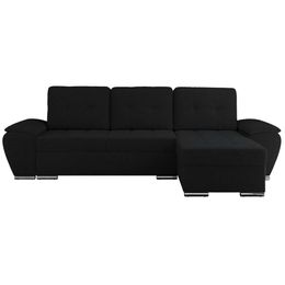 Ecksofa mit Schlaffunktion Umbria schwarz Ma&szlig;e (cm): B: 271 H: 85 Sofas > Sofas nach Material > Stoffsofas &raquo; Sofa DE