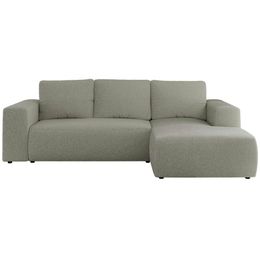 Ecksofa Beige mit Schlaffunktion Trentino grau Ma&szlig;e (cm): B: 266 H: 89 Sofas > Sofas nach Material > Stoffsofas &raquo; Sofa DE
