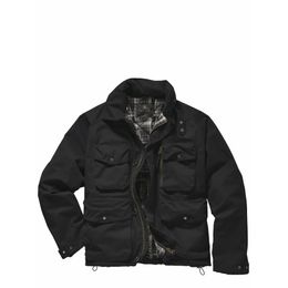 Herrlicher Herren Jacke Takeda Schwarz 58 % Polyester, 42 % Baumwolle