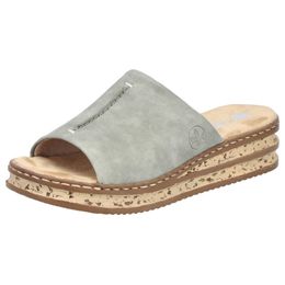 Rieker Pantolette 'Comfort' Damen Gr&ouml;&szlig;e 42 gr&uuml;n