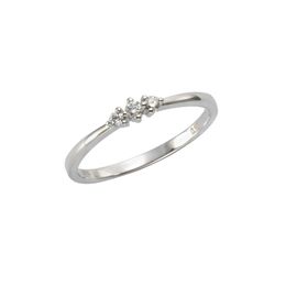 OROLINO Ring Damen Gr&ouml;&szlig;e 50 silber / wei&szlig;