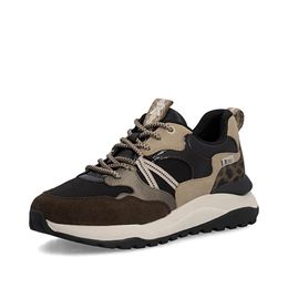Rieker Sneaker Damen Gr&ouml;&szlig;e 40 beige / dunkelbraun / schwarz Sommerschuhe