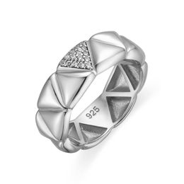 Luxenter Ring 'IMWA' Damen Gr&ouml;&szlig;e 58 silber