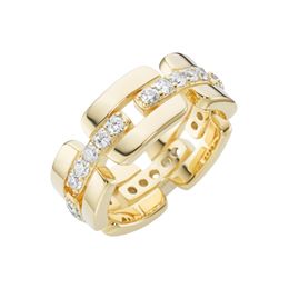 Giorgio Martello Milano Ring Damen Gr&ouml;&szlig;e 54 gold / transparent
