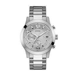 Guess Uhr 'Atlas' Herren Gr&ouml;&szlig;e One Size schwarz / silber