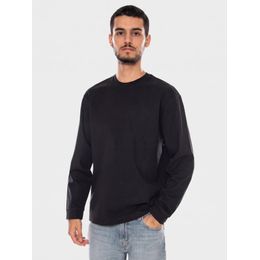Levi's Levi's Shirt 'LS WORKWEAR TEE JET BLACK' Herren Gr&ouml;&szlig;e L schwarz