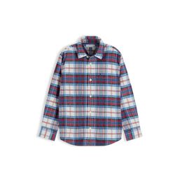 Tommy Hilfiger Button Up Shirt boy size 128 marine blue / Red / White