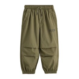 next Hose Jungen Gr&ouml;&szlig;e 128 oliv / schwarz