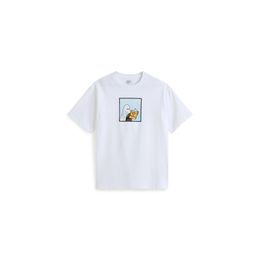 Vans T-Shirt Herren Gr&ouml;&szlig;e XXL hellblau / braun / schwarz / wei&szlig;