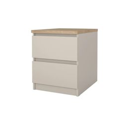 M&ouml;bel Kraft Kommode beige Ma&szlig;e (cm): B: 40,4 H: 49,5 T: 50.0 &raquo; M&ouml;bel Kraft