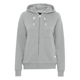 oxmo Sweatjacke 'Andie' Damen Gr&ouml;&szlig;e XL rauchgrau