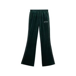 Superdry & Co Hose 'Country Club' Damen Gr&ouml;&szlig;e 36 smaragd / wei&szlig;