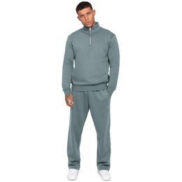 Enzo Milano | Herren Trainingsanzug mit Half-Zip Sweatshirt