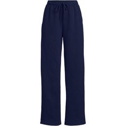 LANDS' END Jogginghose mit geradem Bein SERIOUS SWEATS f&uuml;r Damen in Plus-Gr&ouml;&szlig;e, Damen, size: plus, Blau, Baumwoll-Mischung/Polyester-Mischung, by Lands' End