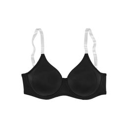 Nuance By Lascana T-Shirt-BH Damen Gr&ouml;&szlig;e 75 schwarz Sommerkleid
