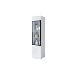 M&ouml;bel Kraft Vitrine wei&szlig; Ma&szlig;e (cm): B: 30 H: 130 &raquo; M&ouml;bel Kraft
