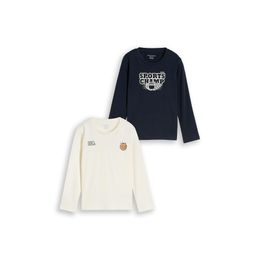 Tom Tailor Shirt Jungen Gr&ouml;&szlig;e 104/110 dunkelblau / braun / schwarz / wei&szlig;