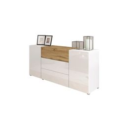 M&ouml;bel Kraft Sideboard wei&szlig; Ma&szlig;e (cm): B: 150 H: 68 &raquo; M&ouml;bel Kraft
