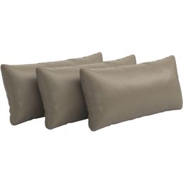 Sit & More Auflagekissen SIT & MORE, B:65cm H:25cm T:12cm, beige, Polsterauflagen, "Amica", zur Auswahl Sets mit 2 oder 3 St&uuml;ck