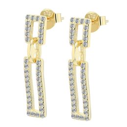 Adelia&acute;s ADELIA ́S Damen Paar Ohrh&auml;nger, Damen, Silber 925 (Sterlingsilber), gold, Silber 925 (Sterlingsilber), Ohrringe