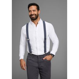 MAN'S WORLD MAN'S WORLD Herren Hosentr&auml;ger, blau, festlich, gemustert, gestreift, Materialmix, Hosentr&auml;ger, in bequemer Breite & extra L&auml;nge bis 130cm - im