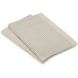 Geschirrtuch Ross, B:18cm H:3cm L:27cm T:3cm, beige, 50% Baumwolle, 50% Leinen, Geschirrt&uuml;cher, "Geschirrt&uuml;cher 2er-Set 927 2x HL + Banderole",