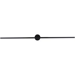NOVA LUCE Wandleuchte "CRETEL", 1, &Oslash; 1,5cm H: 7cm, 1 Stk., schwarz, Wohnzimmer, Leuchten