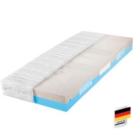 Komfortschaummatratze Beco, B:90cm H:21cm L:200cm, wei&szlig;, Bezug: 100% Polyester, Matratzen, "2 Dreams, Wendematratze mit 2 unterschiedlich festen
