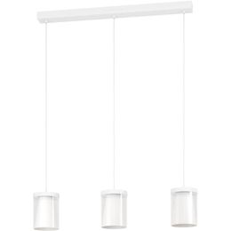 Eglo H&auml;ngeleuchte "CHIUSELLO-Z Pendellampe - Stahl - LED - 3X3,7W - IP20", 3, H: 110cm, 1 Stk., wei&szlig;, Wohnzimmer, Leuchten, H&auml;ngelampe, Deckenlampe,