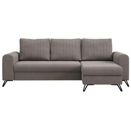 M&ouml;bel Kraft Ecksofa mit Schlaffunktion Axel braun Ma&szlig;e (cm): B: 242 H: 90 &raquo; M&ouml;bel Kraft