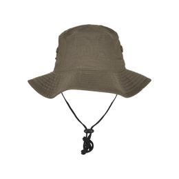 Flexfit Herren Sonnenhut "Flexfit Angler Hat", braun, 97% Baumwolle, 3% Elasthan, H&uuml;te