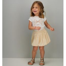 IDO M&auml;dchen Shorts "BABY GIRL TWO PIECES SET", beige, Gr. 80, 100% Baumwolle - 95% Baumwolle, 5% Elasthan, Hosen