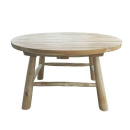 Pharao24.de Massivholztisch Outdoor Beistelltisch aus Teak Massivholz im mediterranen Stil