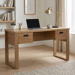 Pharao24.de Schreibtisch B&uuml;rotisch in modernem Design und Eichefarben