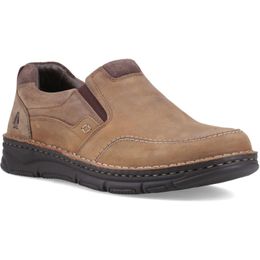 Hush Puppies Franco Slipper aus Leder f&uuml;r Herren in Tan-Farbe