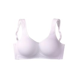 Nuance By Lascana T-Shirt-BH Damen Gr&ouml;&szlig;e 75 wei&szlig;