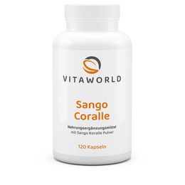 vitaworld Sango-Coralle 500 mg | 120 Kapseln | reich an Calcium und Magnesium | hohe Bioverf&uuml;gbarkeit | Herkunft Okinawa