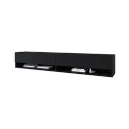 M&ouml;bel Kraft Lowboard schwarz Ma&szlig;e (cm): B: 180 H: 30 &raquo; M&ouml;bel Kraft