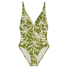 Marc O'Polo Marc O'Polo Damen Badeanzug Abstract FlowerSchwimmanzug, Einteiler, Bademode